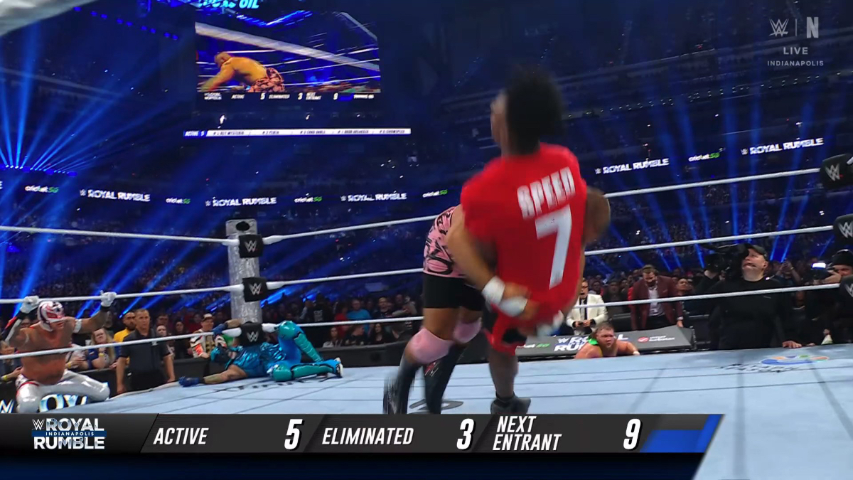 IShowSpeed Makes WWE In-Ring Debut As Surprise Royal Rumble Entrant